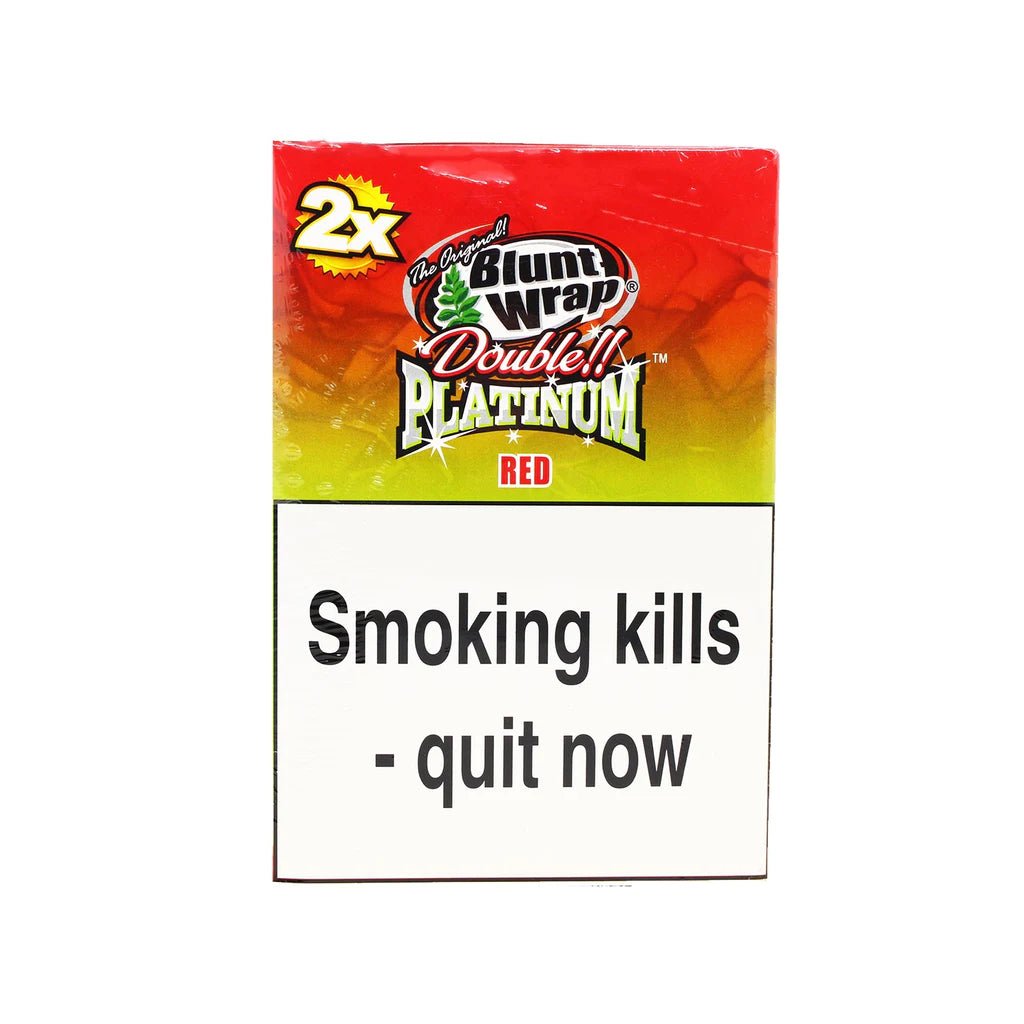 Blunt Wrap - Red - Double Platinum - PJW Vapes | Glasgow Vape Wholesaler