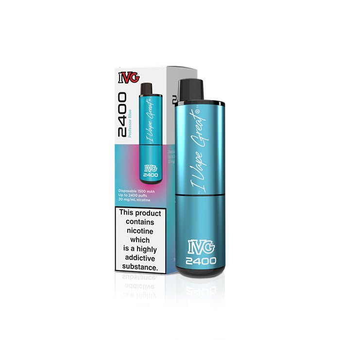 IVG 2400 - Professor Blue - PJW Vapes | Glasgow Vape Wholesaler