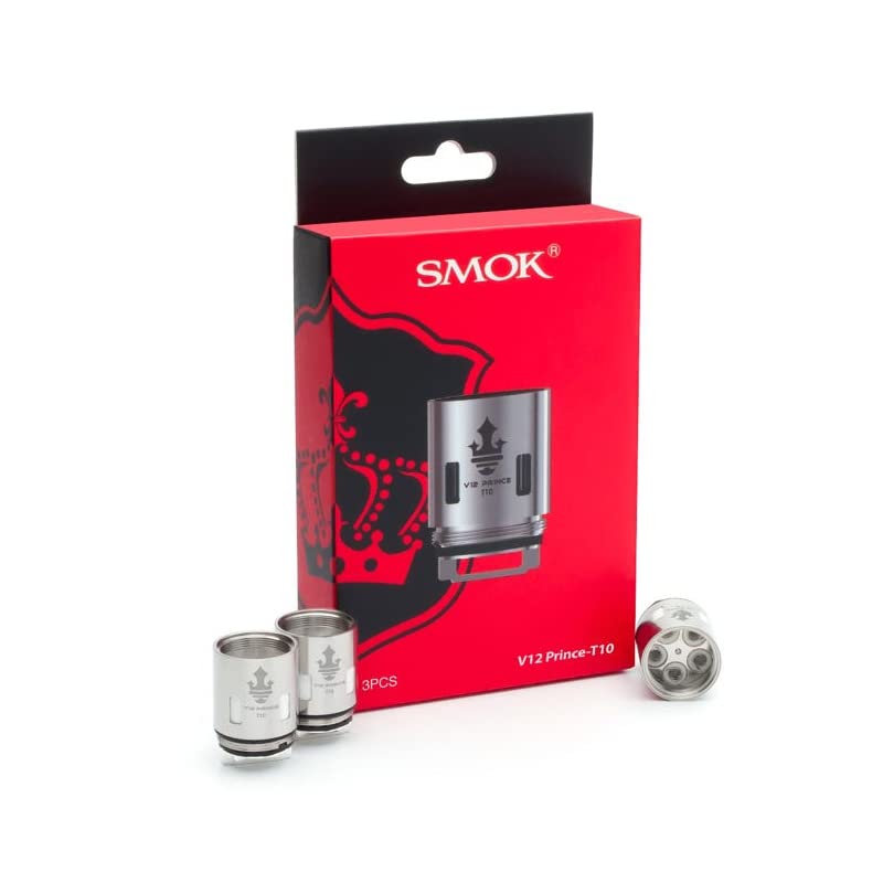 SMOK - V12 Prince P-Tank T10 Coils - 0.12 Ohm - PJW Vapes | Glasgow Vape Wholesaler